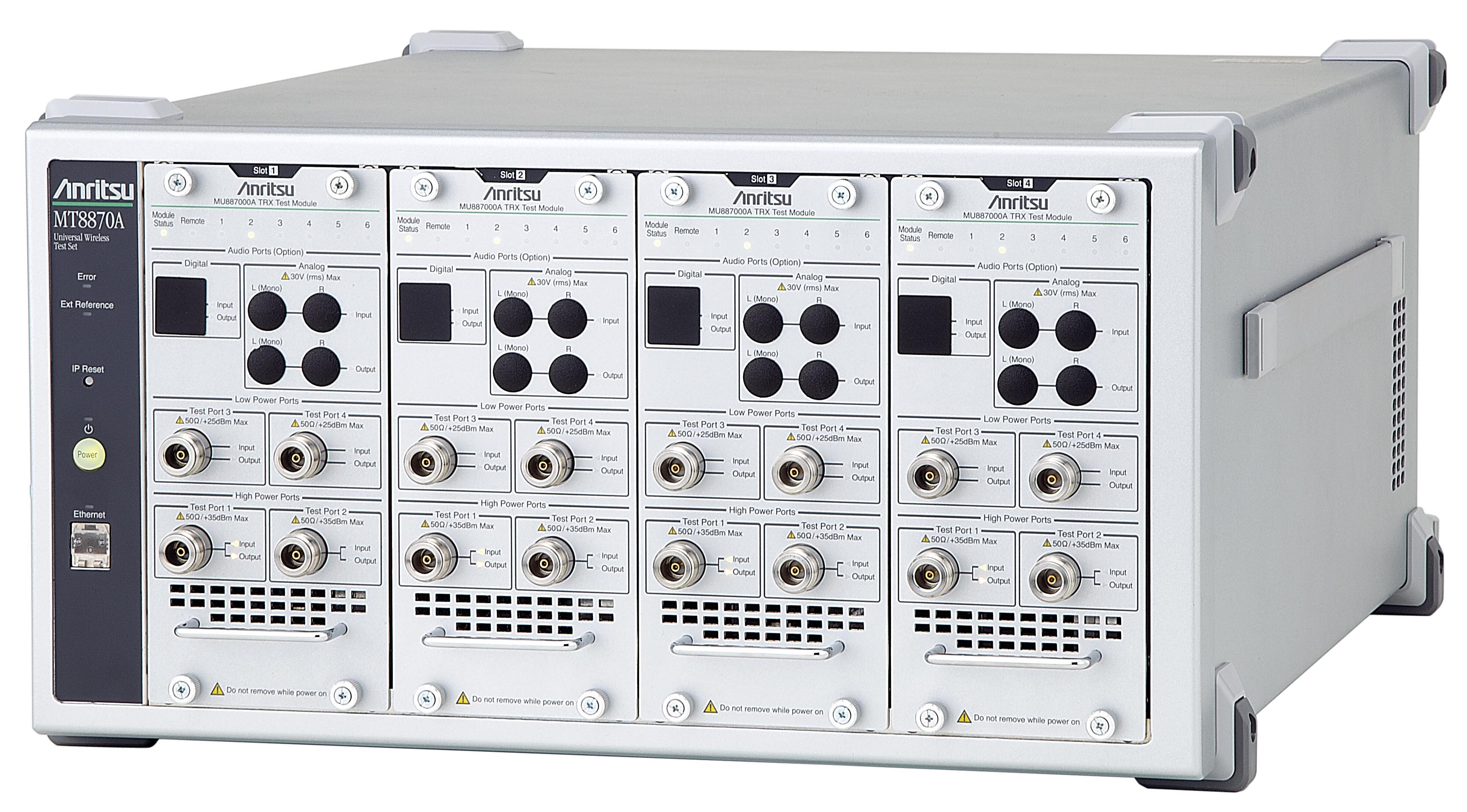 新產品發表- Anritsu MT8870A通用無線測試儀/MU887000A TRx測試模組 - Anritsu Taiwan